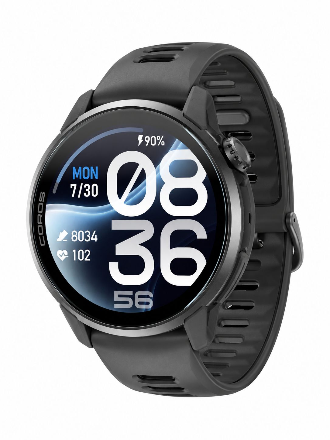 Смарт часы спортивные COROS PACE 4 Pro, GPS, 47мм, силиконовый ремешок, черные