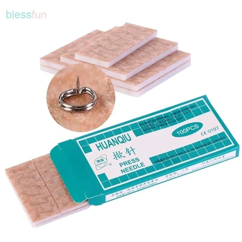 Иглы для акупунктуры Blessfun 0.22x1.5mm, 100 шт.
