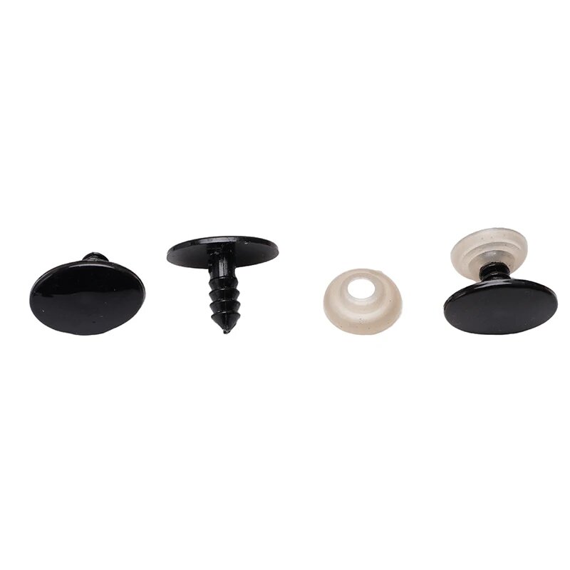 Пластиковые глазки Beadia чёрного цвета 20-50 пар 12x17mm 20 Pairs