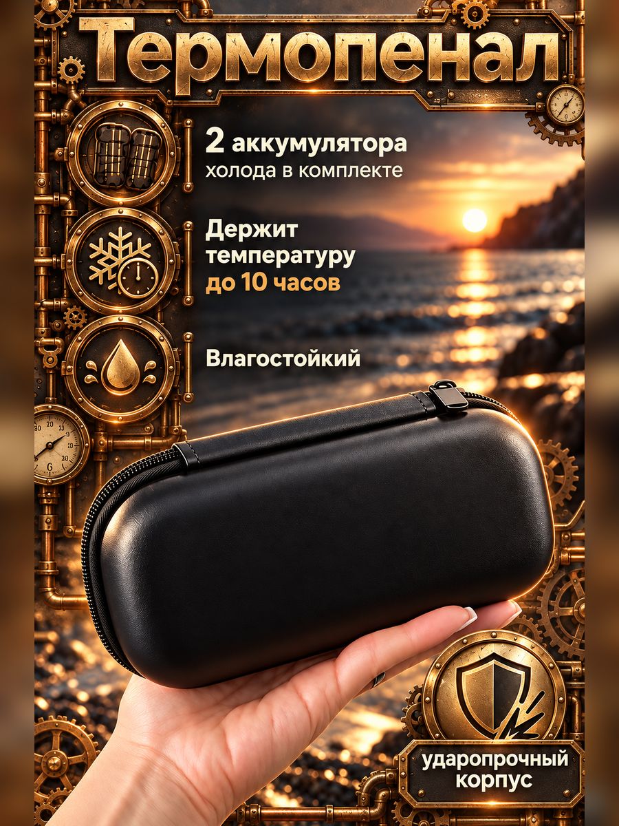 Пенал холода, мини холодильник, органайзер изотермический