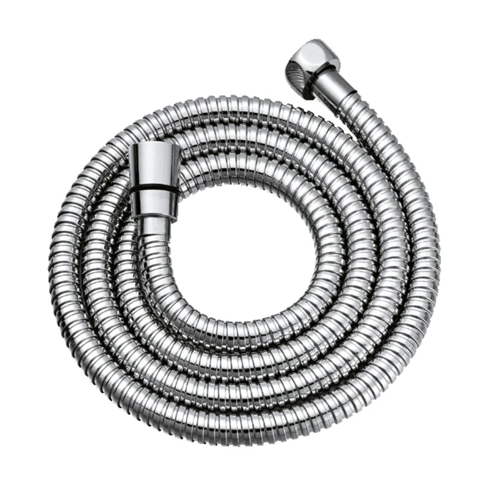 Душевой шланг Wasserkraft A057 120 см, металлический, хром, глянцевый, шланг для душа