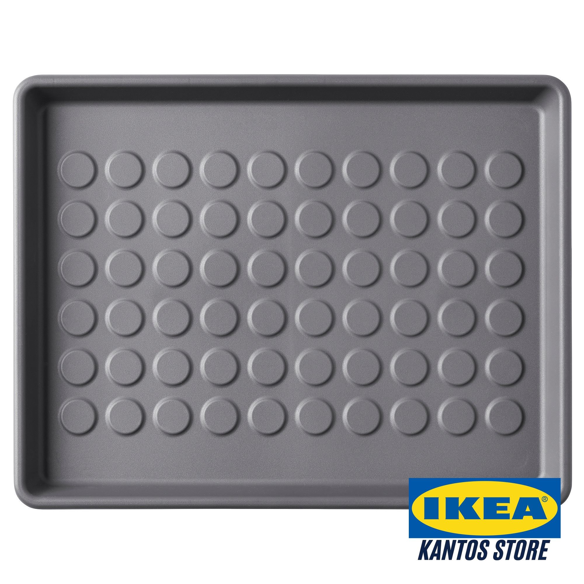 IKEA Лоток для обуви 35x46 см однотонный серый
