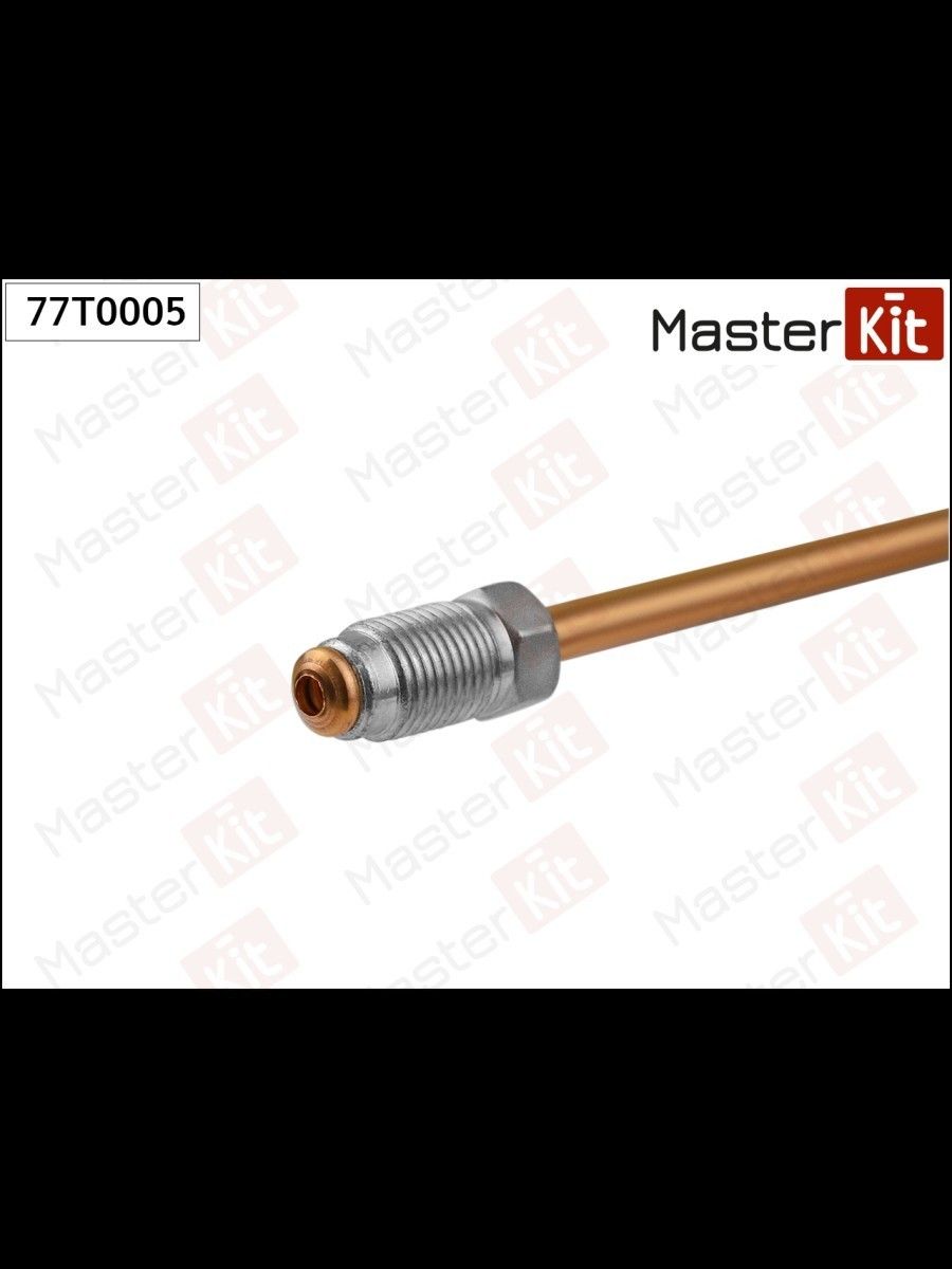 Трубка тормозная m10x1.0 l 16.7mm s 10 d 5mm длинна 250mm MasterKit 77T0005