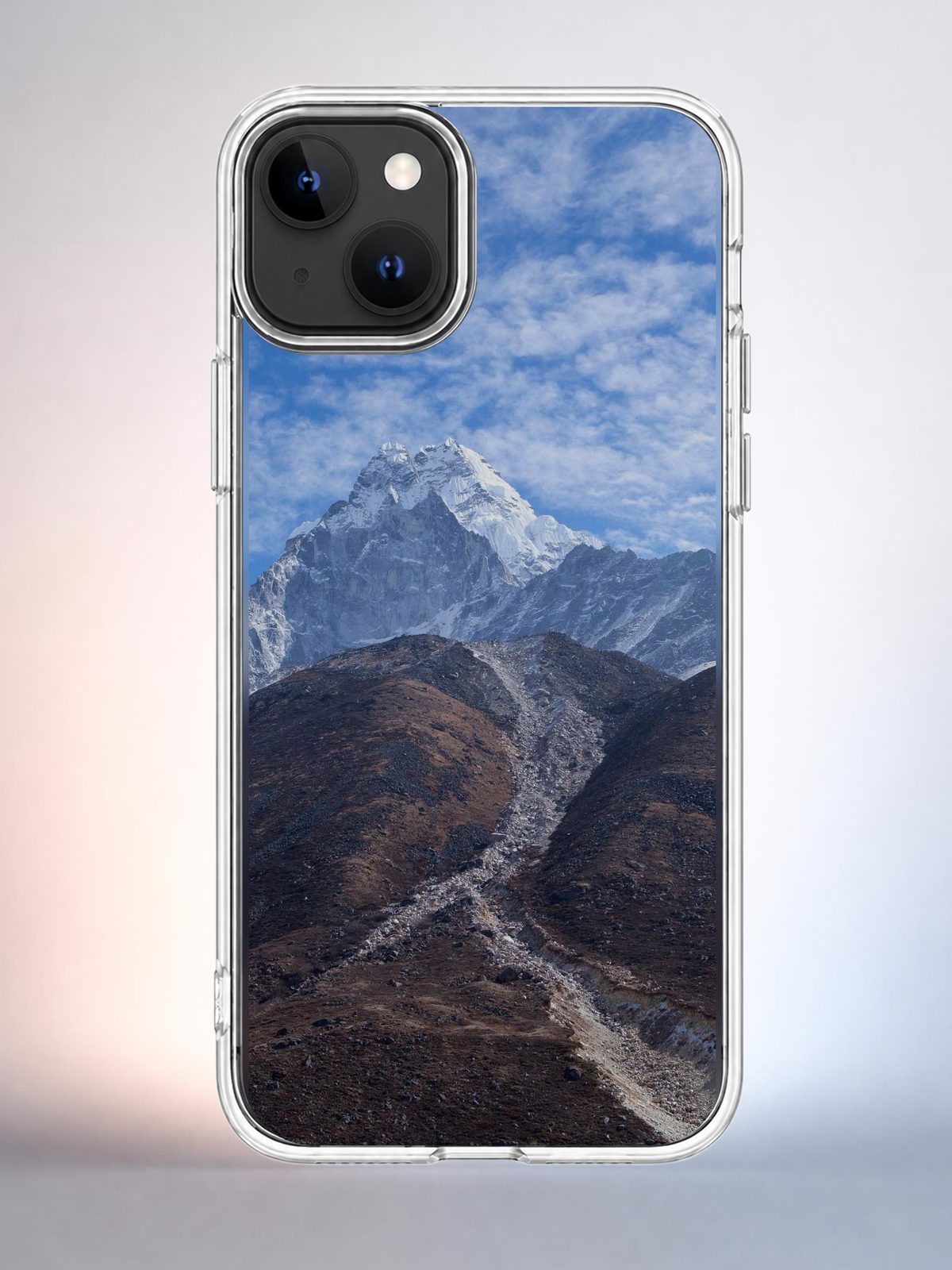 Чехол iphone 12 Снежная гора Y2K Indie Sleaze
