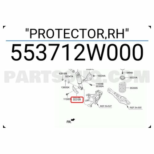 Кожух Hyundai-Kia 553712W000