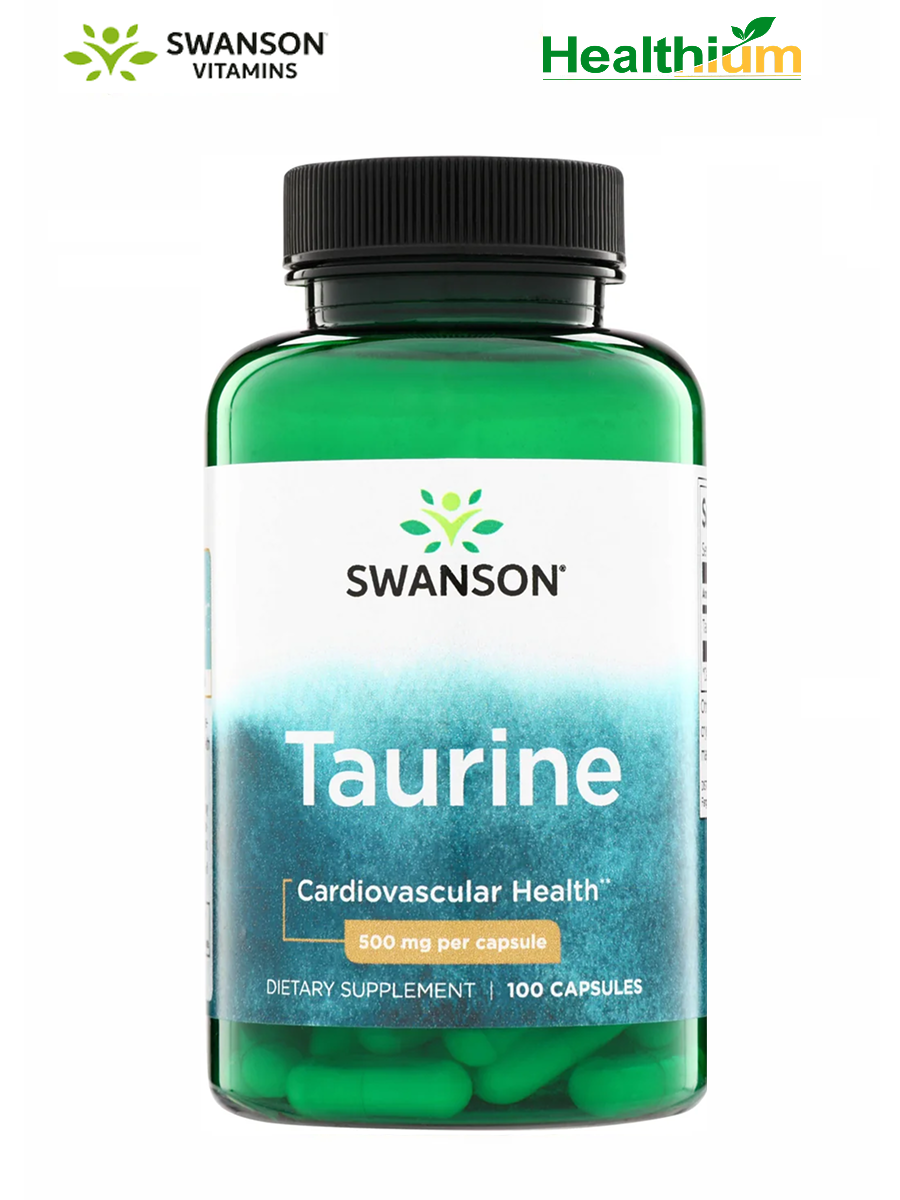 Swanson Taurine 500мг 100 капсул Свансон Таурин 500 мг