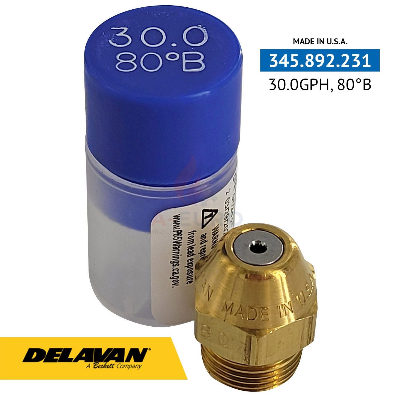 Форсунка Delavan 30.00GPH, 80B