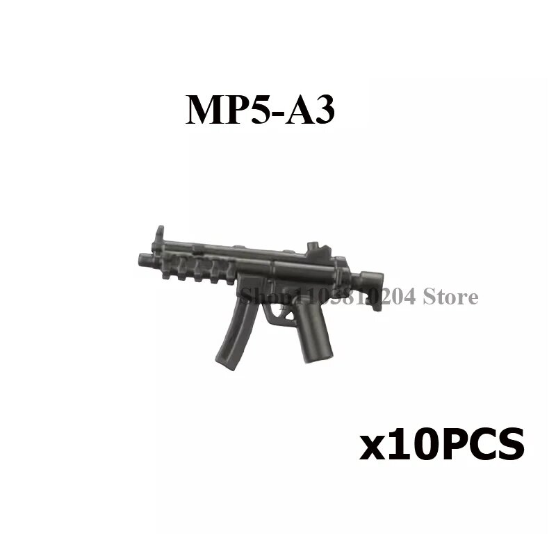MP5-A3, пластиковый бластер, 10 шт, Y11-MP5A3