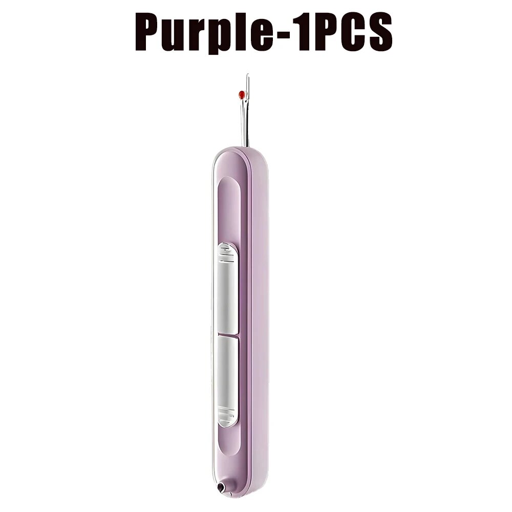 Пластиковая швейная игла 2-в-1 для рукоделия Фиолетовый, Purple-1PCS
