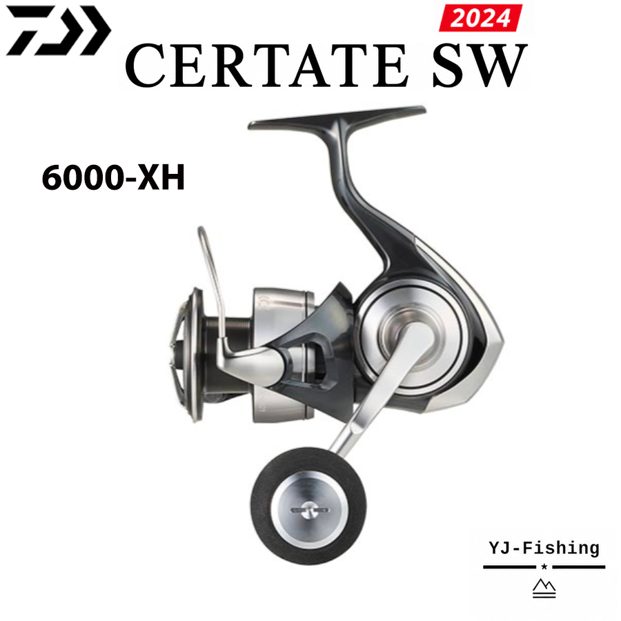 DAIWA 2024 CERTATE SW 6000-XH Спиннинговая катушка рыболовная безынерционная для спиннинга, Япония
