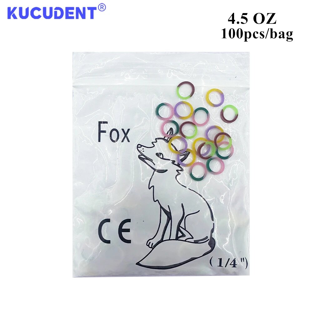 Ортодонтические резинки KUCUDENT 100 шт.