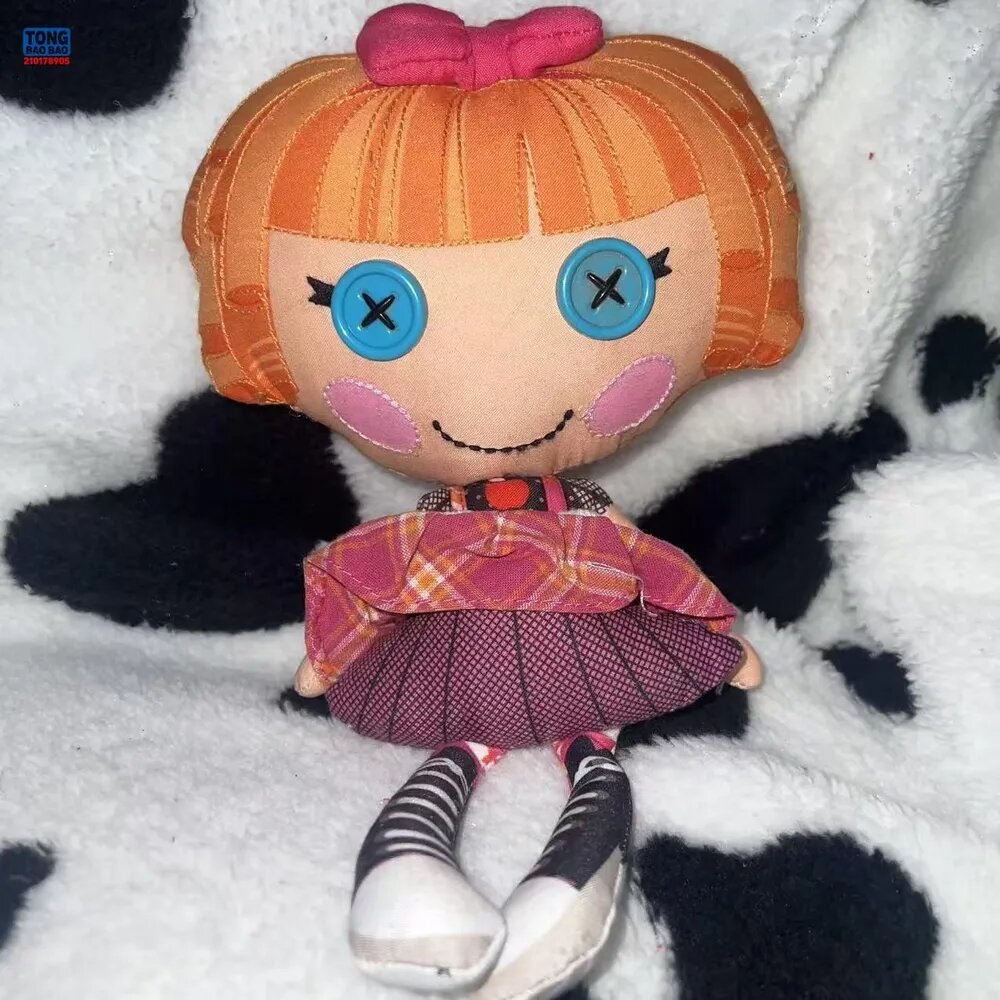 Фигурка LALALOOPSY Кукла-пуговица Миниатюрные фигурки Peanut Big Top оранжевая