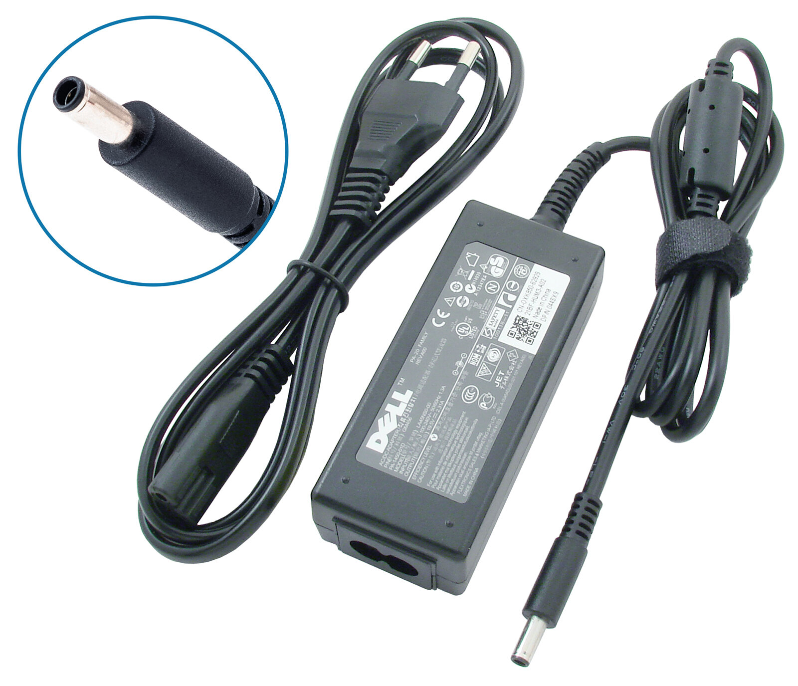 Блок питания для ноутбука Dell 19.5V, 2.31A, 45W (штекер 4.5х3.0) для Inspiron 3552 3558 3567, Vostro 3558 3568 5471, XPS 13 9350 9360