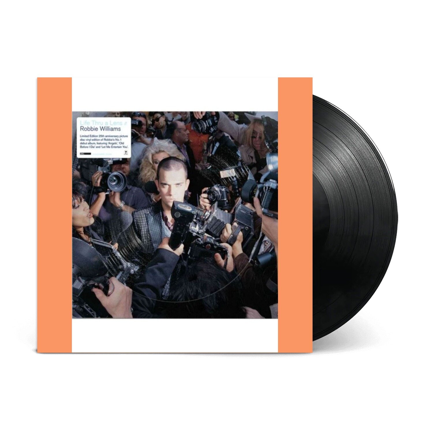 Виниловая Пластинка Robbie Williams - Life Thru A Lens Picture DISC 25th Anniversary Editionпо New,