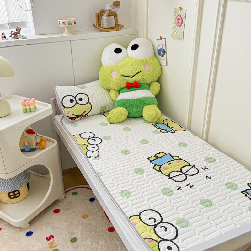 Охлаждающий коврик Sanrio Froggy из ледяного шёлка летний кондиционер детский мягкий матрас 120x200см с 1 наволочкой
