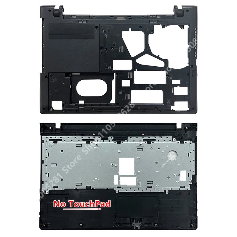 Крышка ноутбука Lenovo Ideapad G50 CD, без тачпада