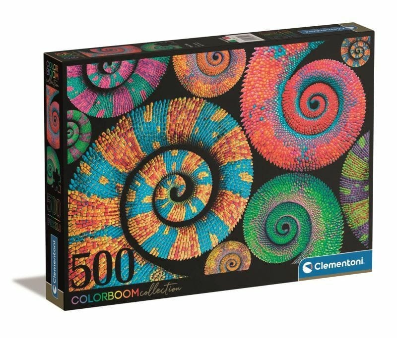 Пазл Clementoni Цветовой бум Кудрявые хвосты, 500 элементов, 49x36 см