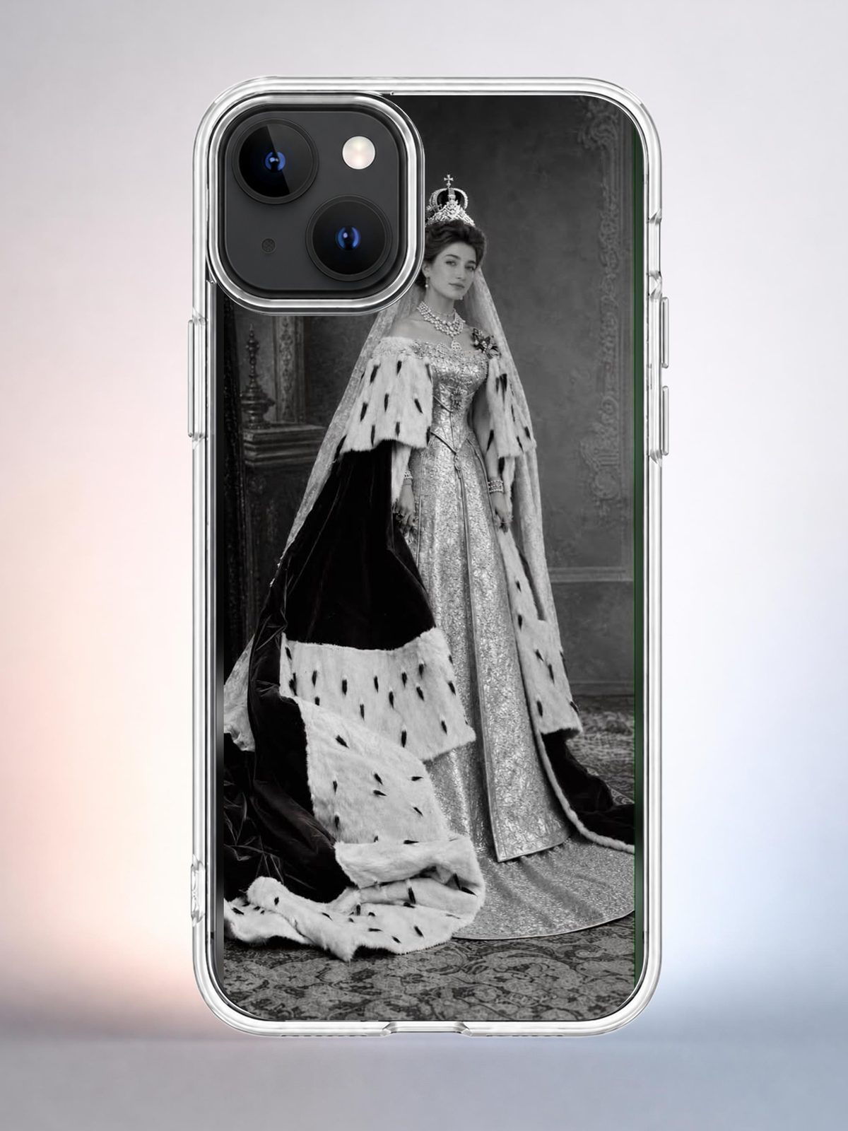 Чехол iPhone 15 Королева в Y2K Indie Sleaze