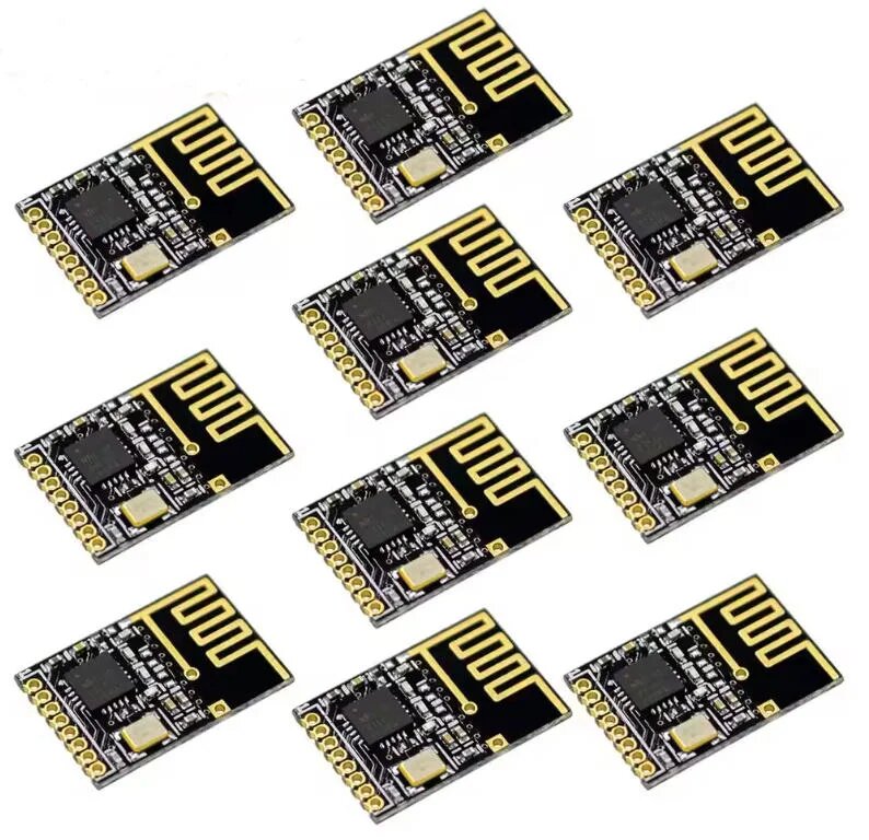 Мини модуль NRF24L01+ 2.4ГГц, 10PCS
