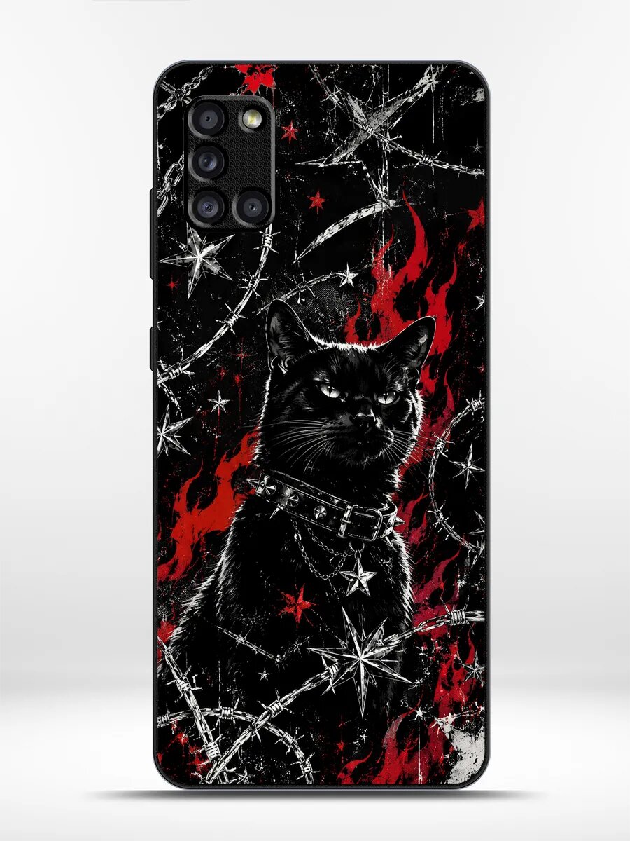 Чехол на Samsung A31 Котяра
