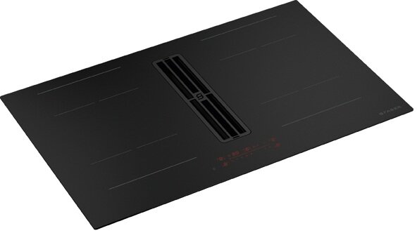 Индукционная варочная поверхность с вытяжкой GALILEO PURE BLACK A830, черное матовое стекло