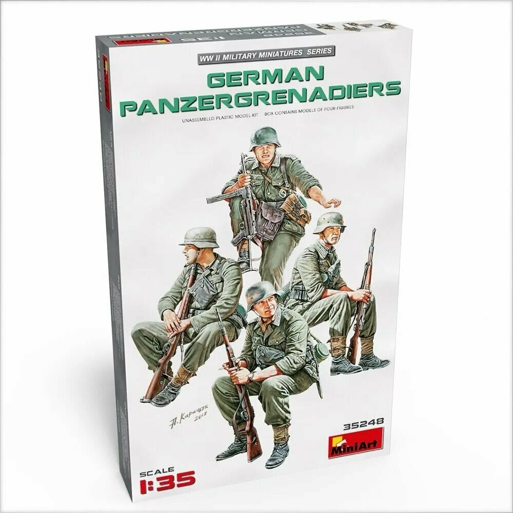 Модель Miniart 35248, немецкие бронированные гренадеры, масштаб 1:35