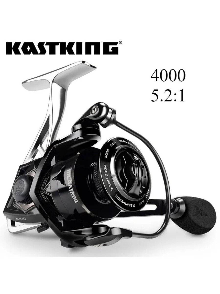 KastKing Megatron 4000 5.2:1 Катушка для рыболовных снастей, Страна-изготовитель Китай