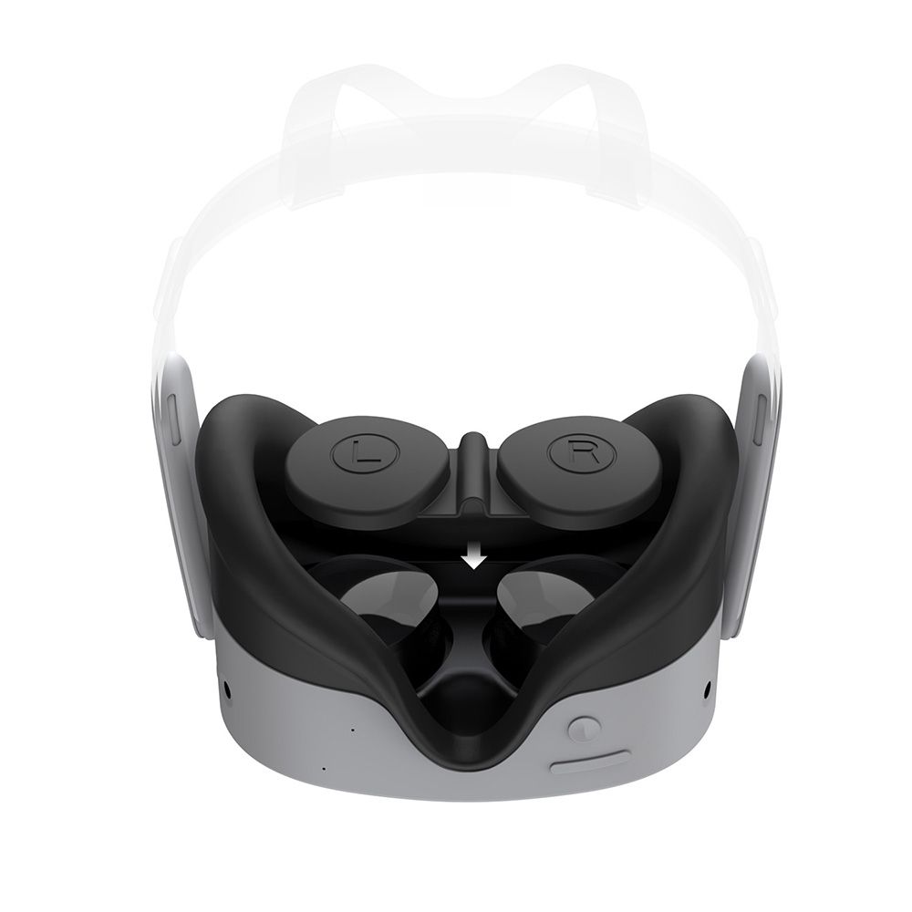 Мягкая силиконовая защита для линз для шлема VR Oculus Quest 2 и 3S Накладки на линзы