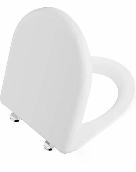 Сиденье для унитаза VitrA Liquid (Ликвид) 137-003-009 круглое белое дюропласт с микролифтом