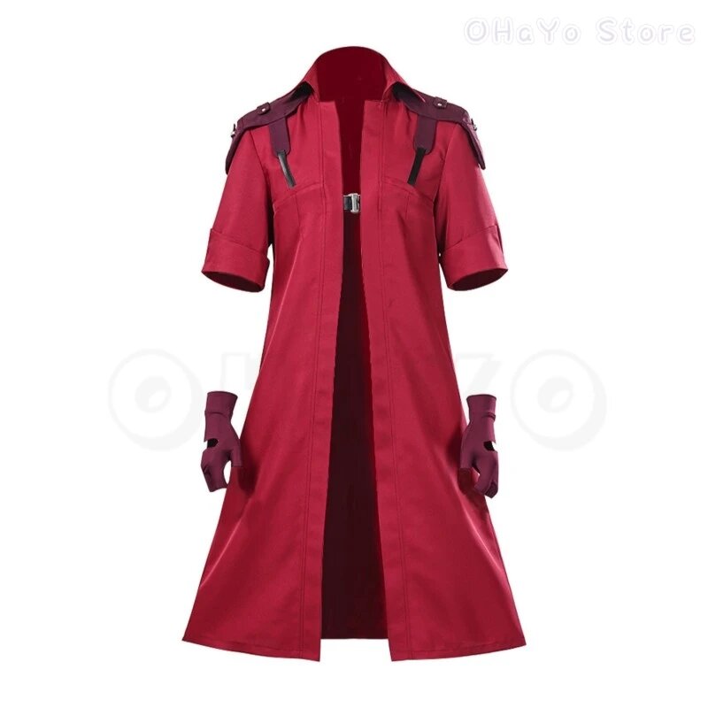 Костюм Данте для косплея Красный, XXXL, coat gloves