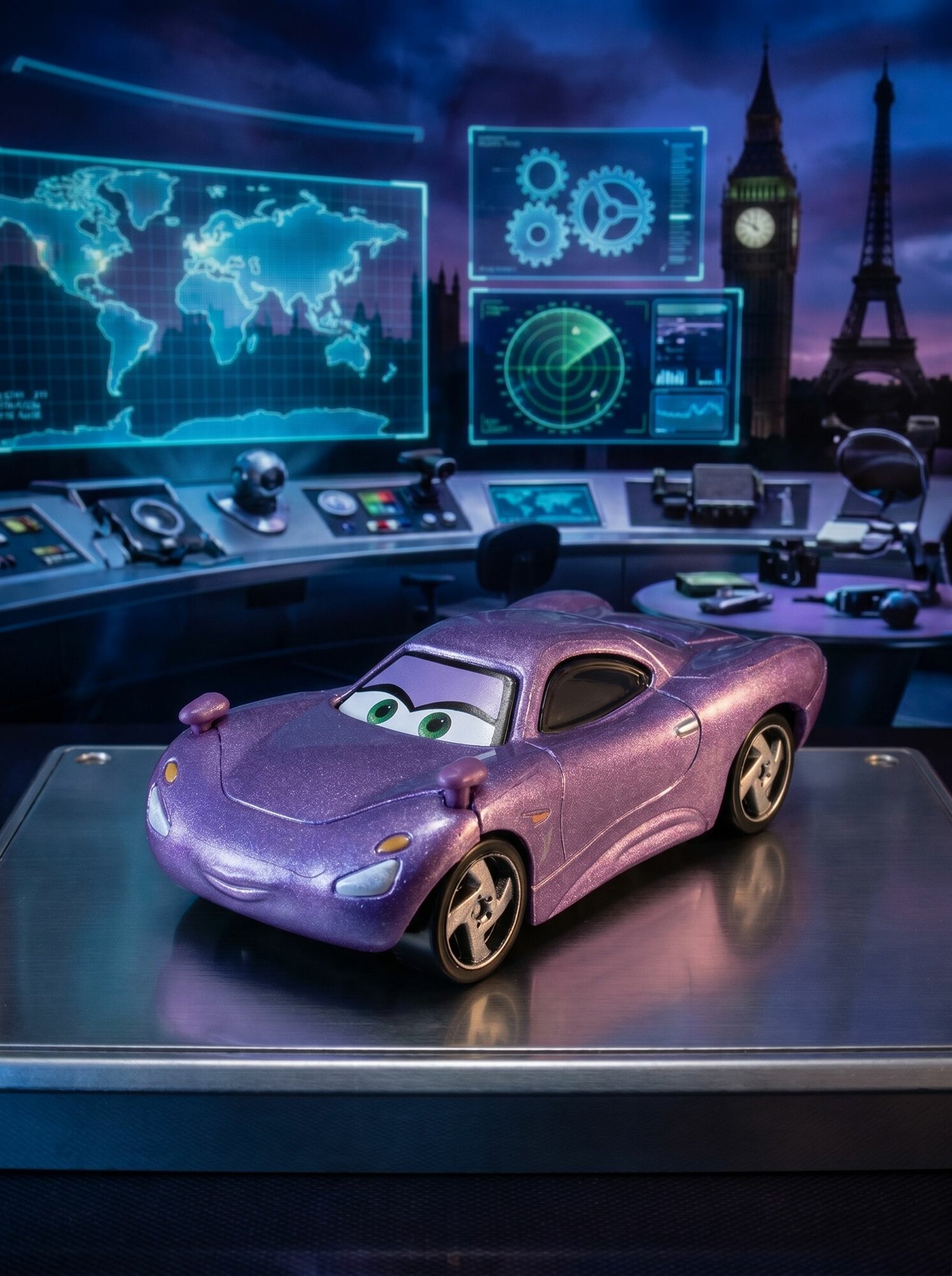 Коллекционная металлическая литая машинка из мультфильма "Тачки" (Cars)