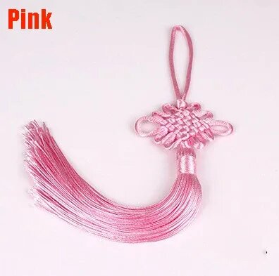 Китайские узлы из шелка, 2/5/10/20 шт. Розовый, 2PCS, Pink