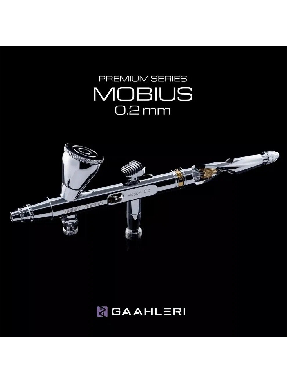 Gaahleri Модельный аэрограф "Mobius" двойного действия, сопло 0.2 мм