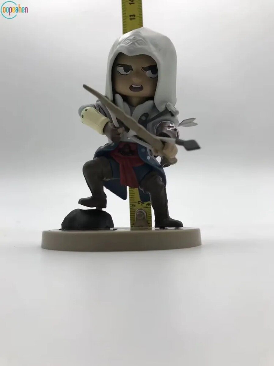 Набор Q-версия фигурок Assassin's Creed, Эцио, Коннор и Эдвард, коллекционные модели в упаковке