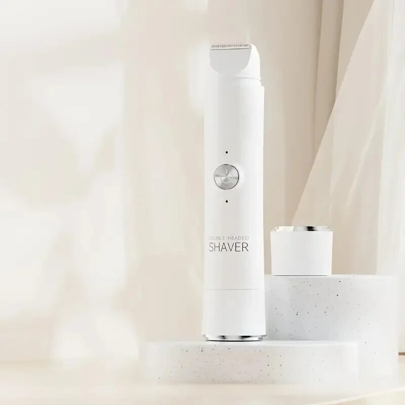 Женский электрический эпилятор Double Head rechargeable WHITE