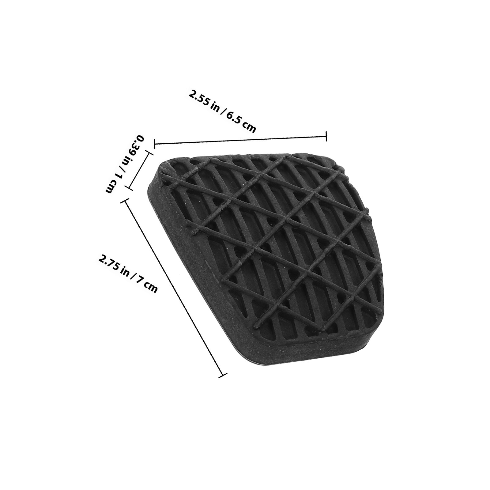Накладки На Педали Сцепления Из Резины 1 Штук Размер 7.00X6.50X1.00Cm