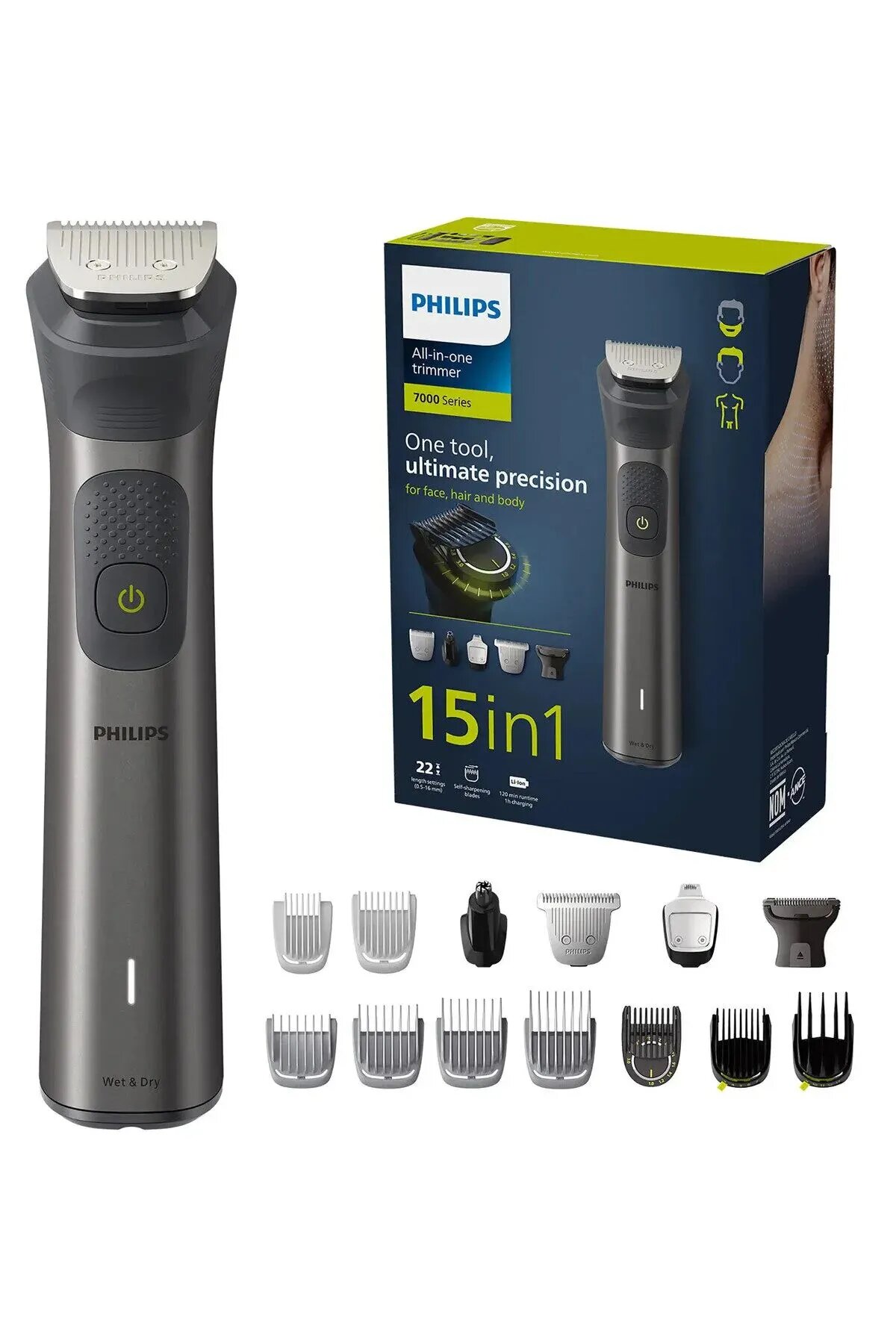 Philips Триммер для бороды и усов Series 7000 MG7940/15, 15 названий