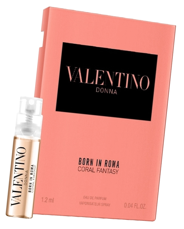 Valentino Donna Born In Roma Coral Fantasy 1.2 мл миниатюра парфюма - Валентино Донна Фэнтези женский