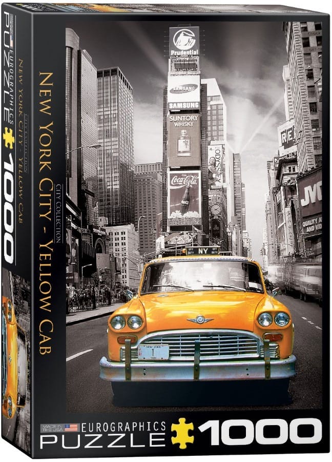 Пазл Eurographics New York City Yellow Cab, 1000 элементов