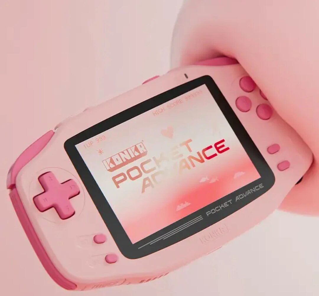 AYANEO KONKR Pocket Advance портативная игровая консоль 4 64G, Розовый, Pink