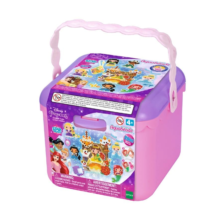 Мозаика Aquabeads Принцессы Disney Creation Cube 31773, разноцветная, 2500 элементов