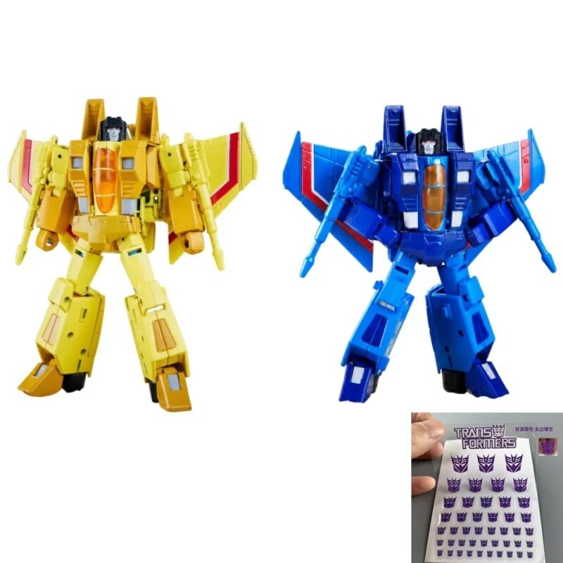 Фигурка робота трансформера из ПВХ красно-синяя модель Thundercracker 1 шт.