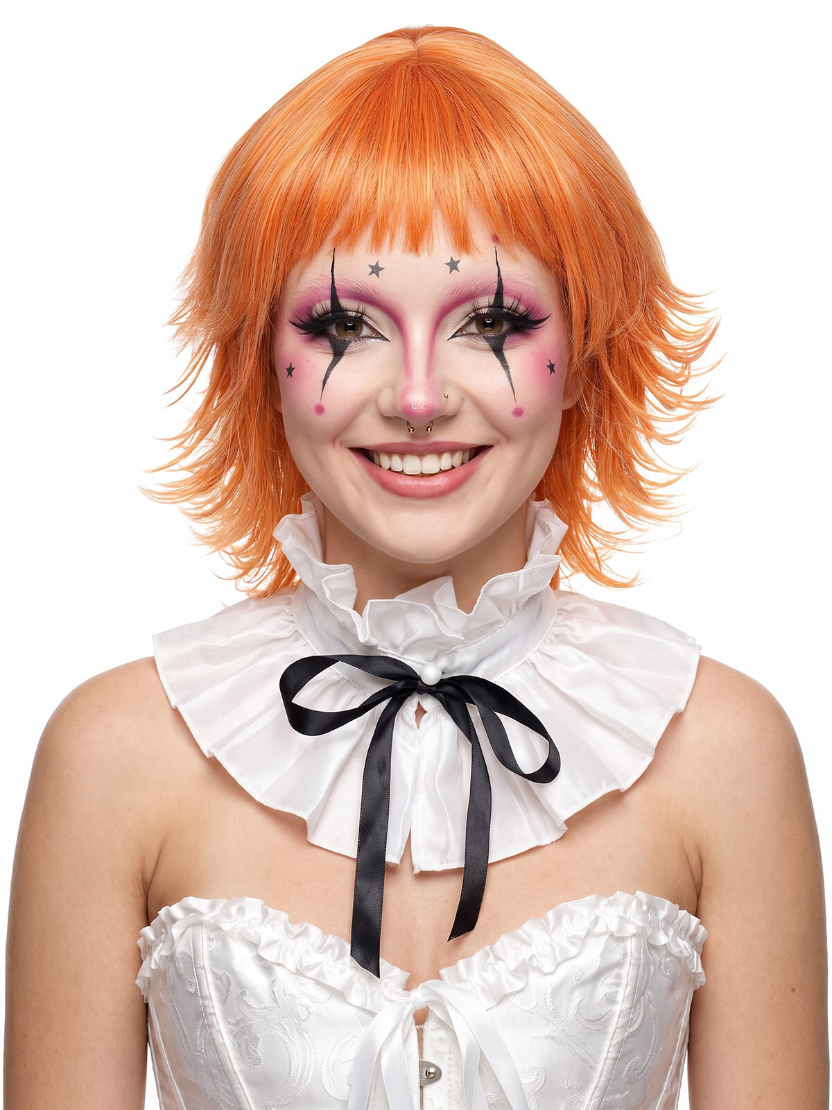 Hairshop Парик Косплей O 15/ 87 (Т2735/J32 - JYG1082) (Оранжевый/Желтый блонд)