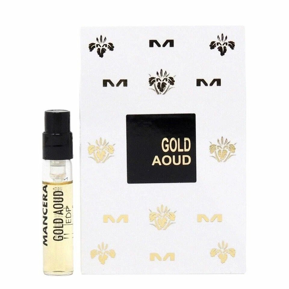 Парфюмерная вода Mancera Gold Aoud, унисекс, пробник, 2 мл, аромат