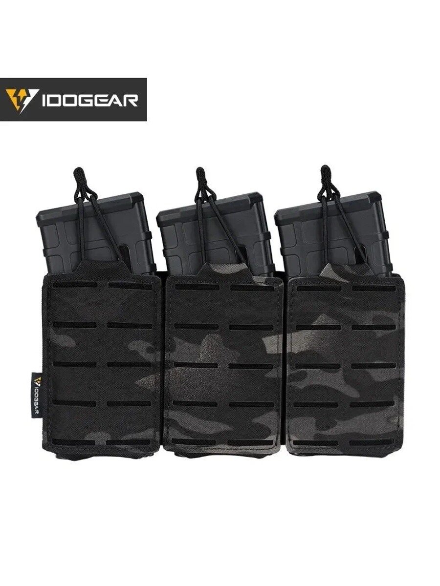 IDOGEAR Сумка тактическая, Цвет Мультикам Черный, Страна-изготовитель Китай