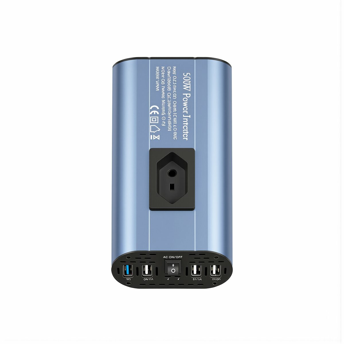 Инвертор автомобильный 500Вт постоянный ток 12В переменный 220В 4 порта USB 2 евро розетки с шестью уровнями защиты питание в машине, 12V 300/500Вт с USB, бразильский разъем, 110В