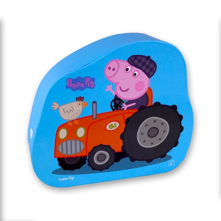 Пазл Barbo Toys Свинка Пеппа Фермер Джордж, набор из 2 пазлов, 24 элемента