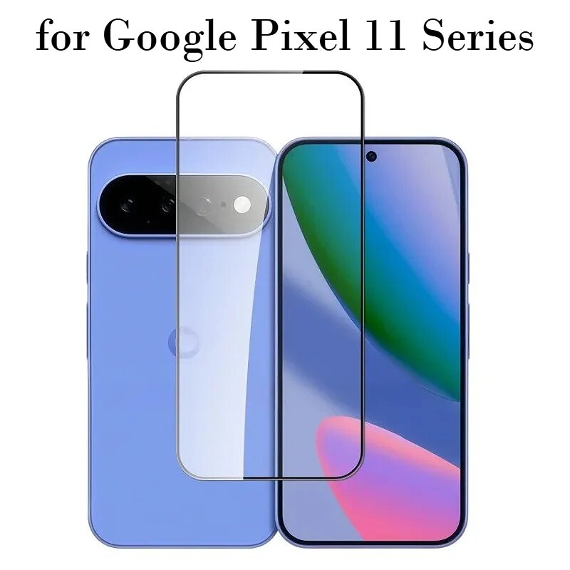 Защитное Стекло Для Google Pixel 11 10 9 A Pro XL Fold HD 9H С Черной Окантовкой, For Pixel 11, 2PCS