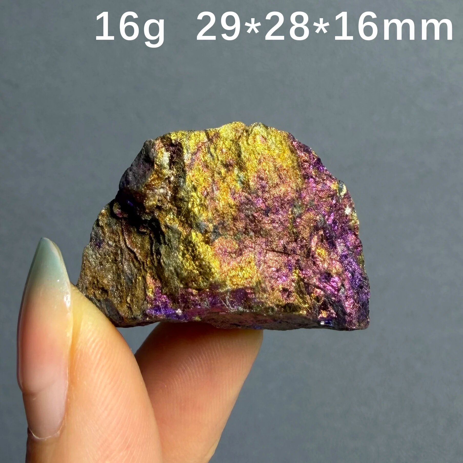 Натуральный порфир с медными вкраплениями, B874, 16g