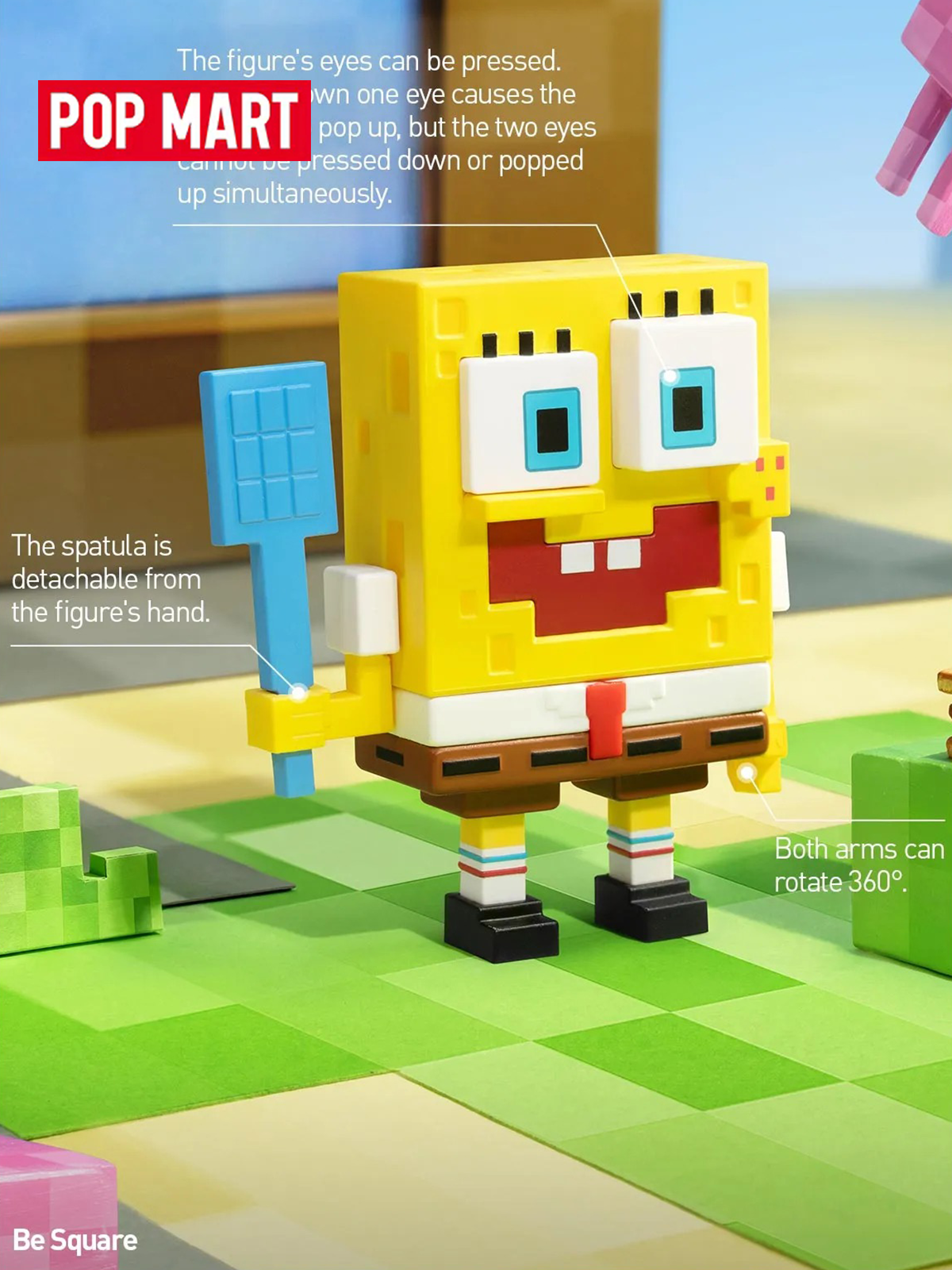 Коллекционная фигурка Слепая коробка SpongeBob "That Doesn't Make Sense" Series Figures-Be Square